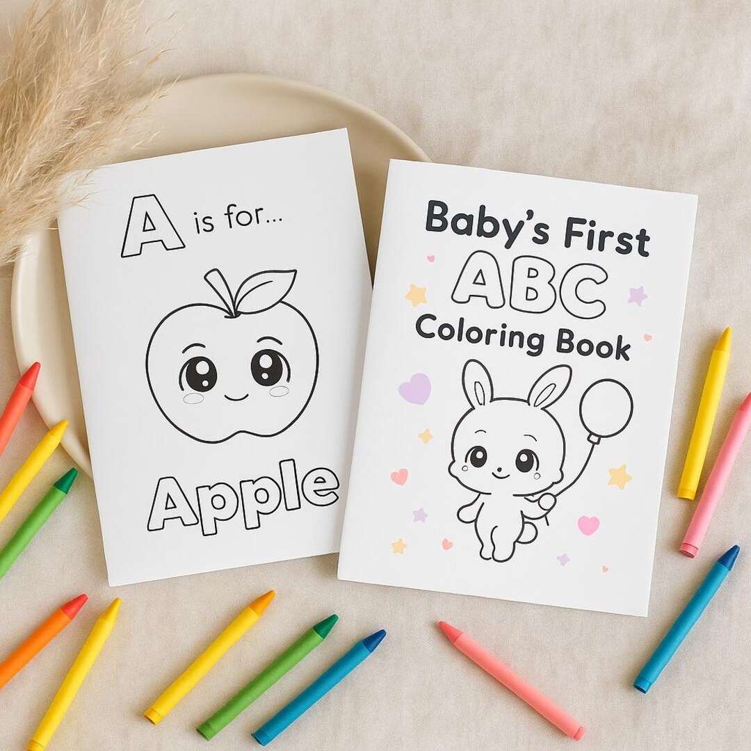 Baby’s First ABC & Activity Book | Alphabet Tracing + Colouring Pages ...