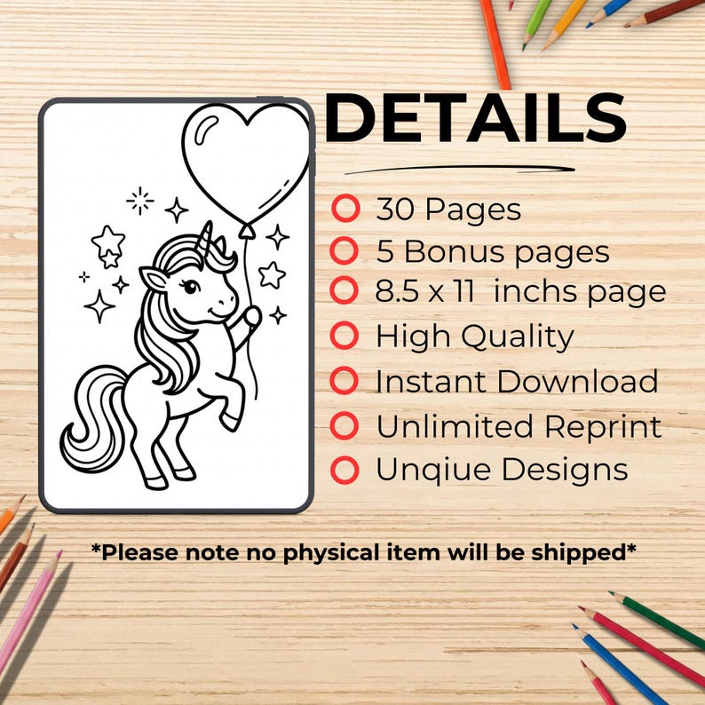 30 Valentine Unicorn Coloring Book – Cute Magical Love Unicorns, Easy ...