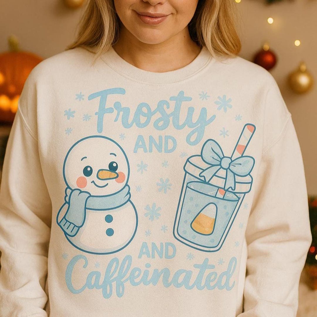 Frosty and Caffeinated PNG, Cute Snowman Coffee Clipart, Winter ...