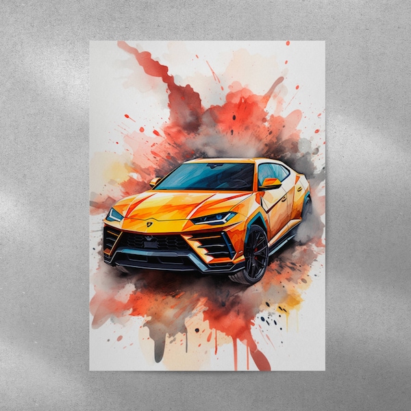 Lamborghini Urus Poster - Etsy