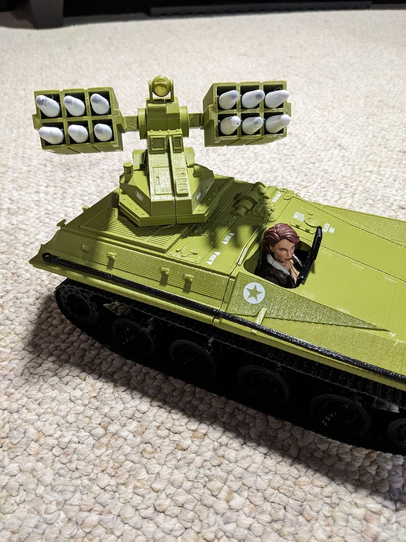 GI Joe Classified Wolverine Tank STL Files - Etsy