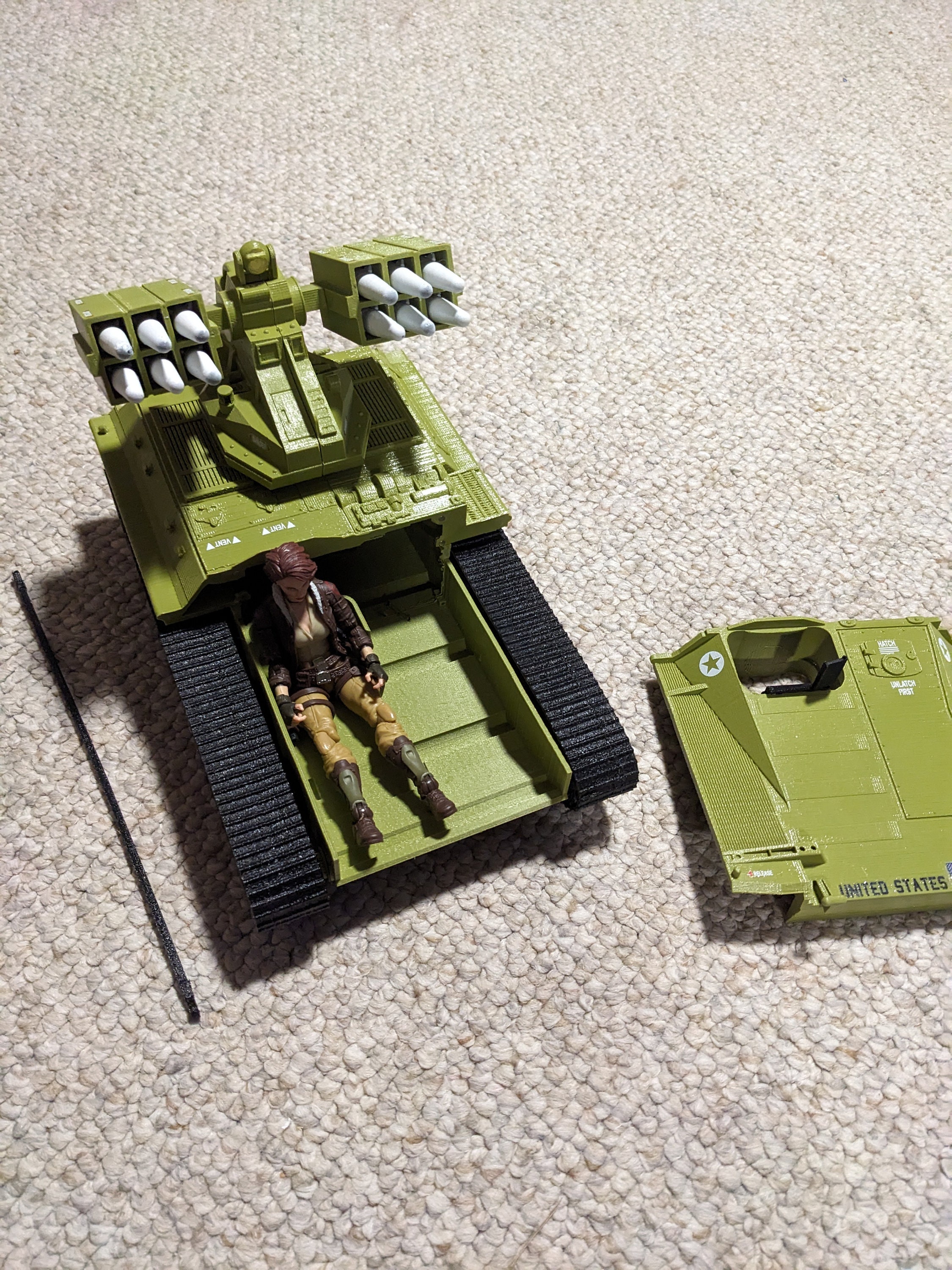 GI Joe Classified Wolverine Tank STL Files - Etsy