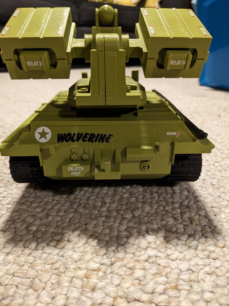 GI Joe Classified Wolverine Tank STL Files - Etsy