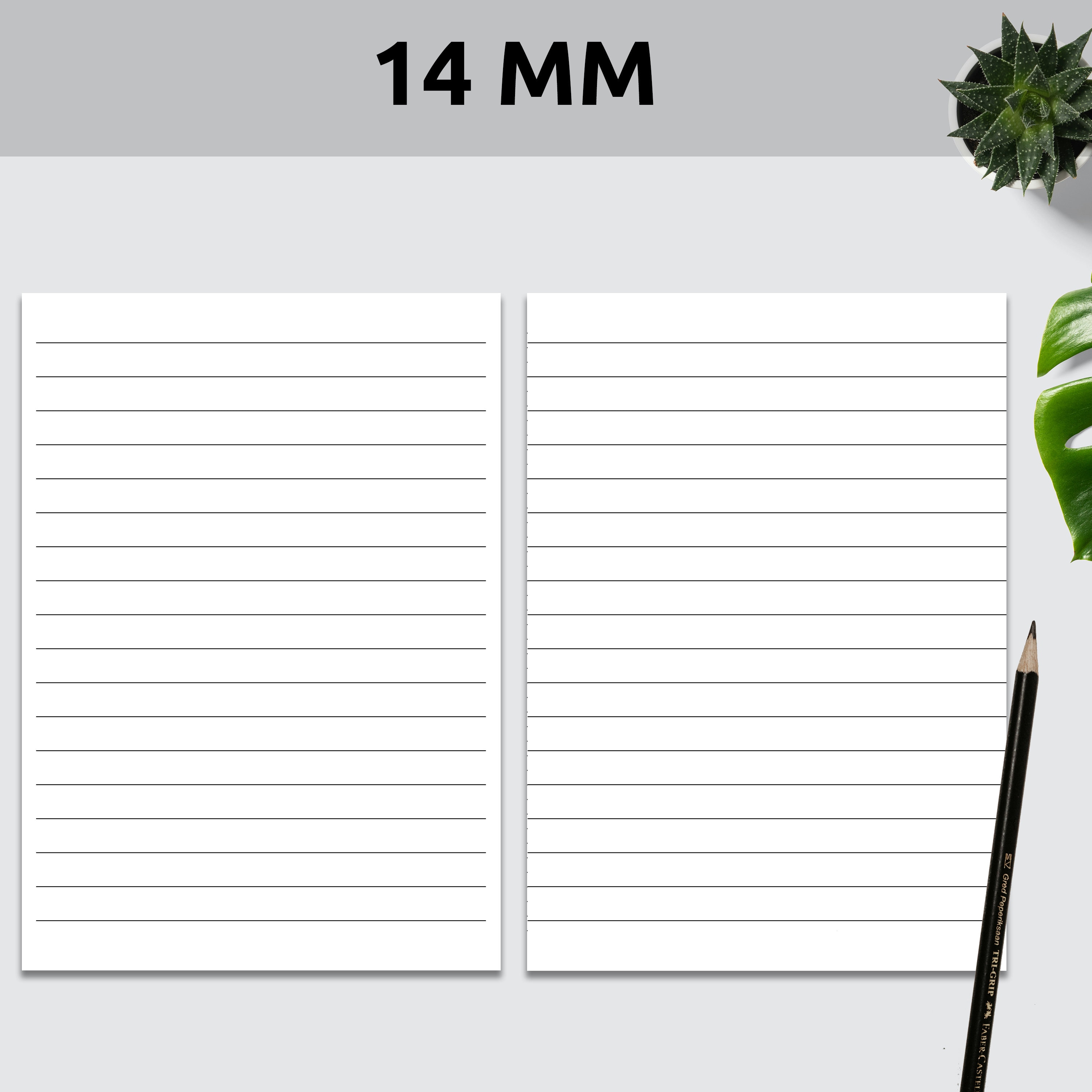 Printable Lined Paper Bundle Printable Lined Paper Printable Note Paper ...