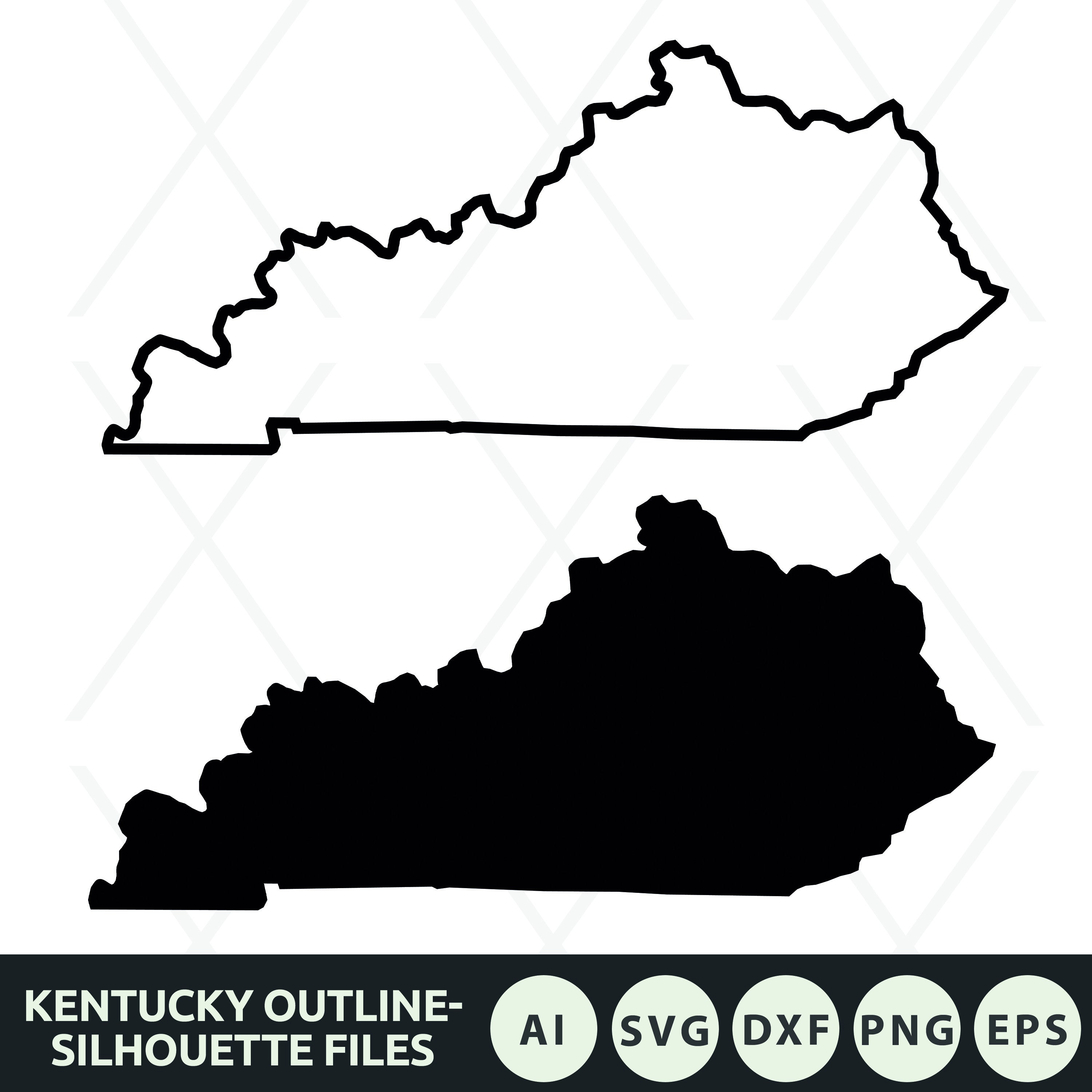Kentucky State Outline