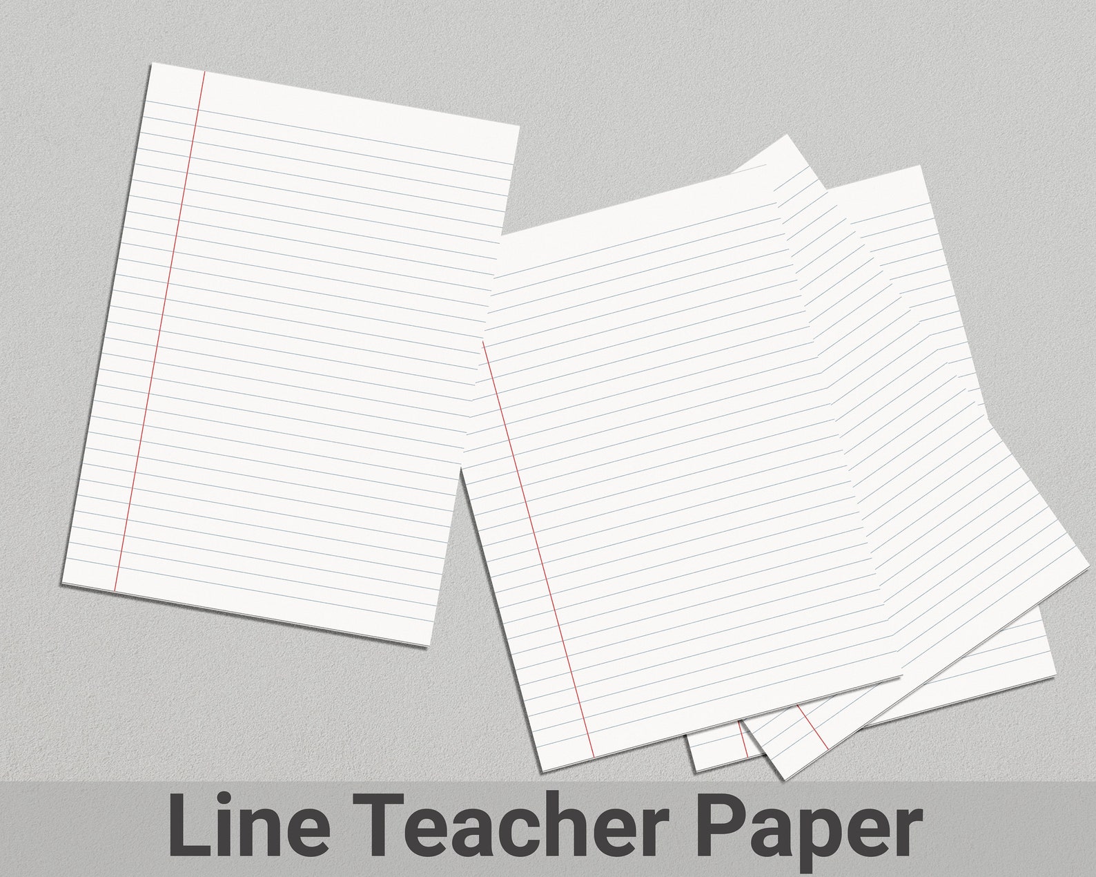 Printable Lined Paper | Ruled Notebook Paper | Lined Notebook | School ...
