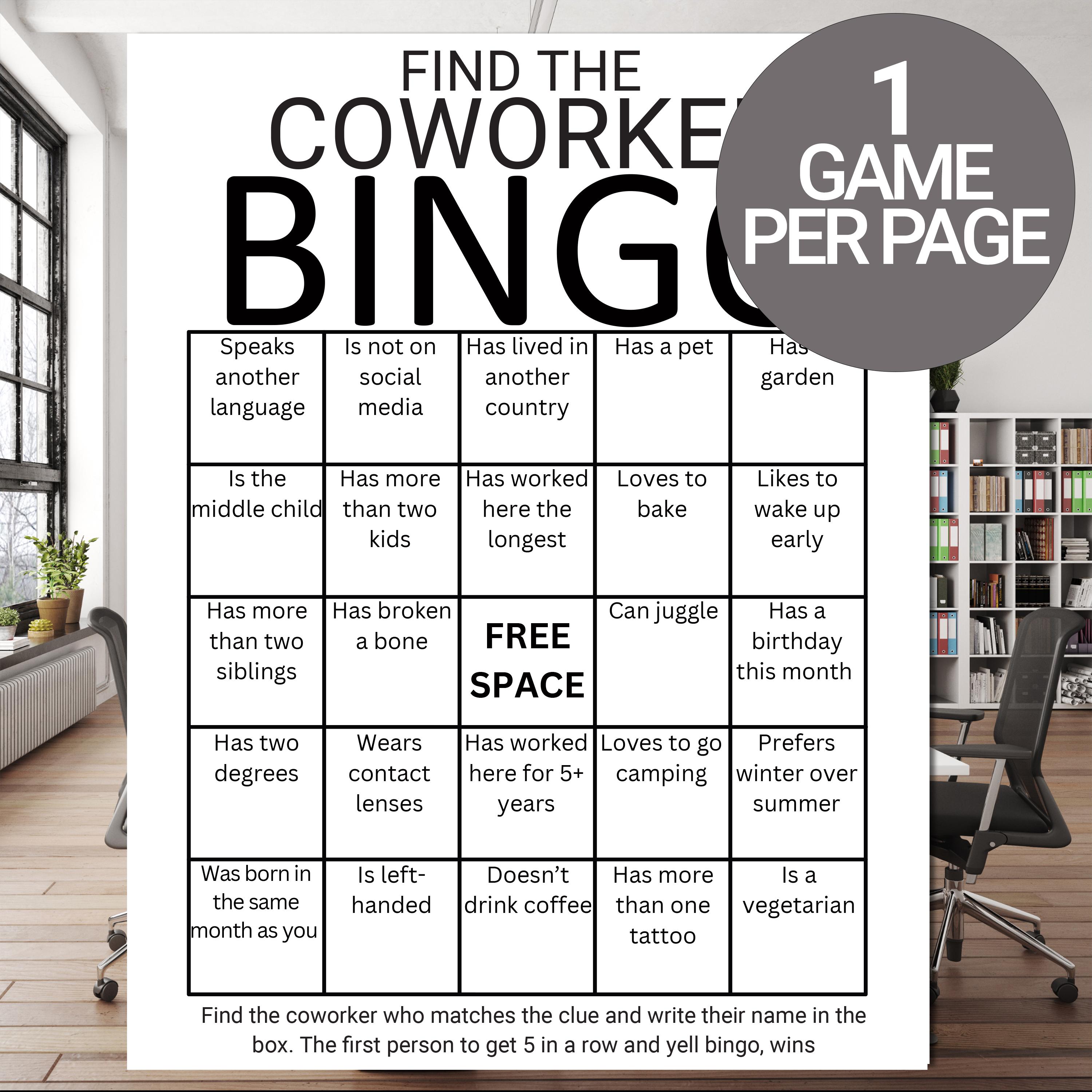 Editable Get to Know You Bingo | Icebreaker Bingo Find Someone Who ...