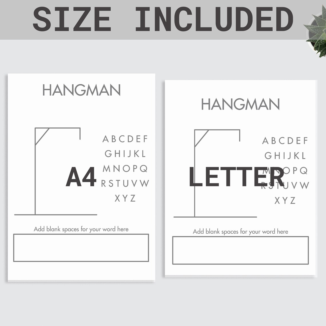 Hangman Printable Game | Hangman Page | Guess the Word | Road Trip ...