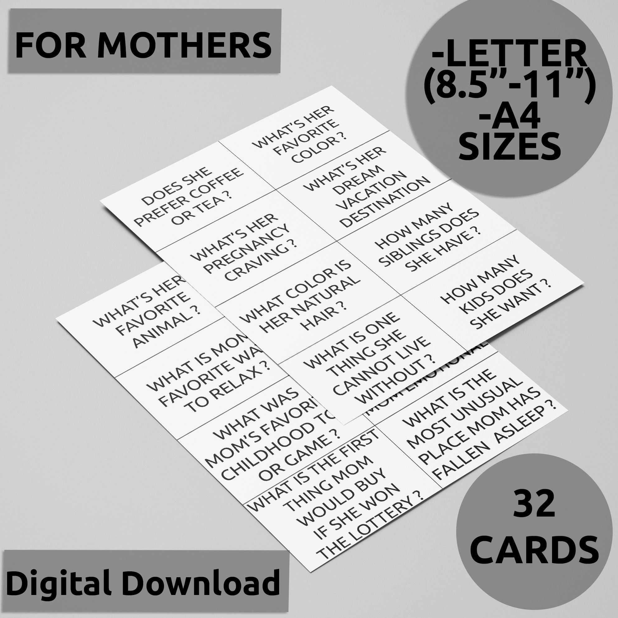 Mother's Day Party Games | Who Knows the Mom to Be Best | Who Knows ...