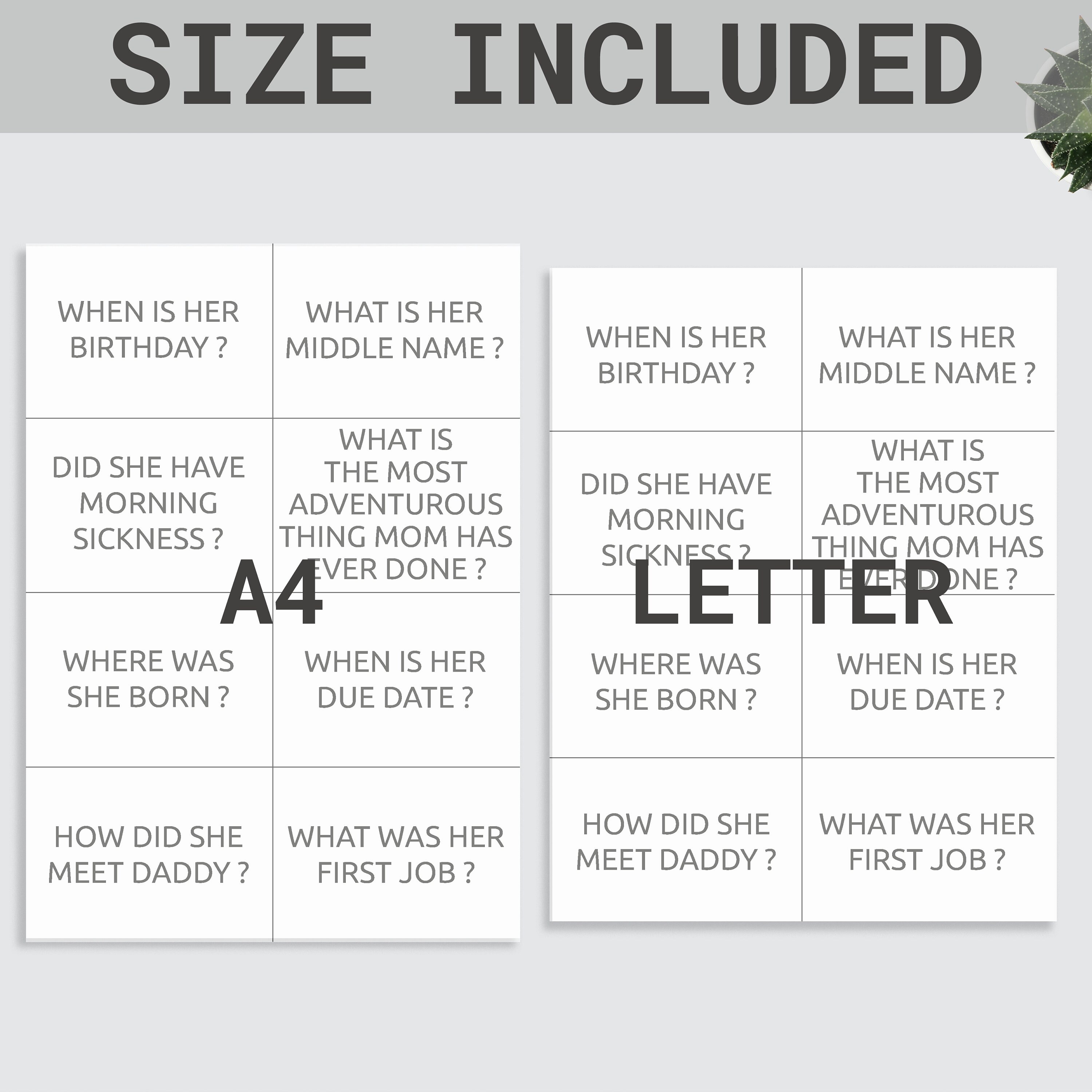 Mother's Day Party Games Who Knows the Mom to Be Best Who Knows Mommy ...