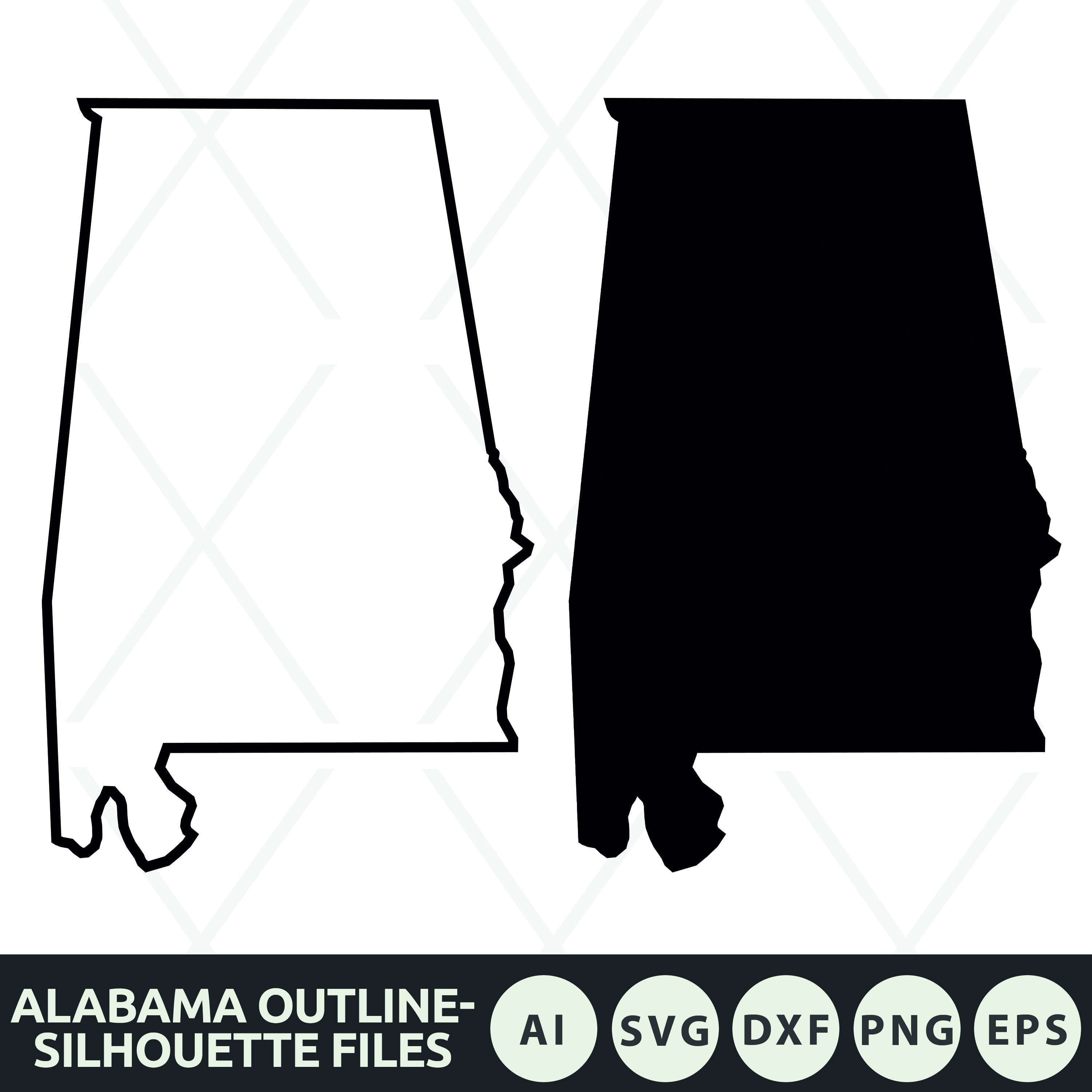 alabama outline svg free