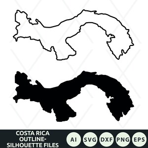 Panama SVG Panama Cut Files Panama Outline SVG Panama Silhouette SVG ...