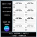 Editable Raffle Ticket Template Printable Raffle Ticket Surprise ...
