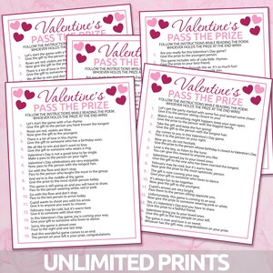 Pass the Prize Valentine's Day Game | Valentines Day Activity ...