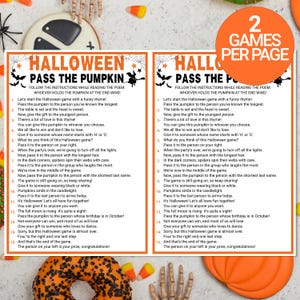 Halloween Pass the Prize Game | Halloween Pass the Pumpkin Game ...