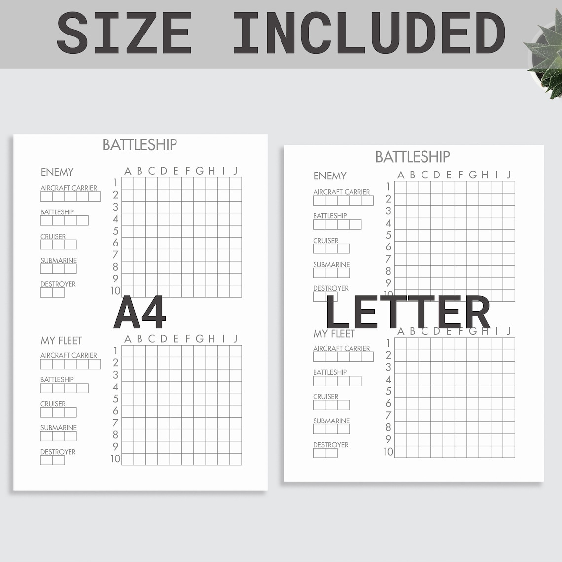 Printable Battleship Game | Battleship Game | Battleship Board Game ...