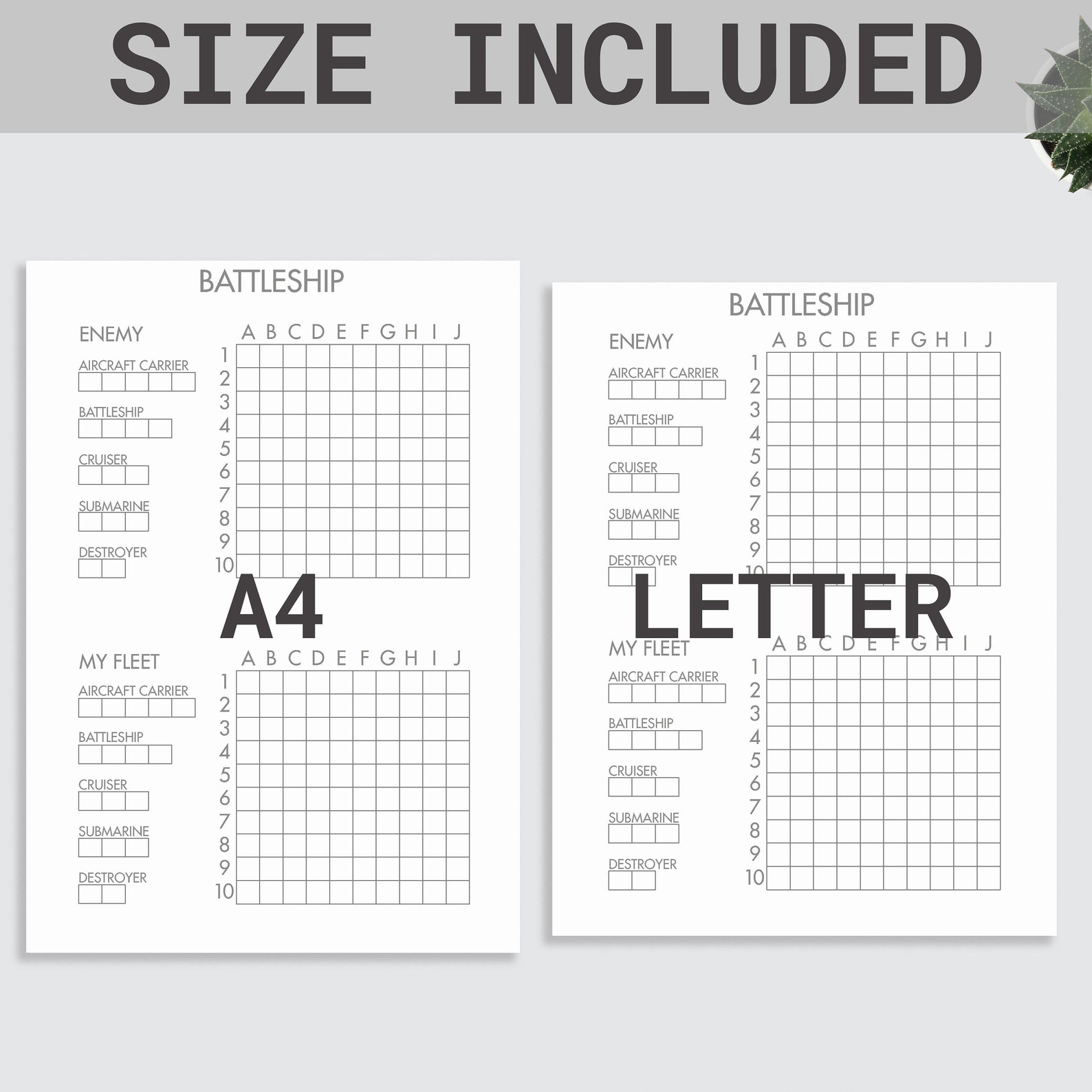 Printable Battleship Game | Battleship Game | Battleship Board Game ...