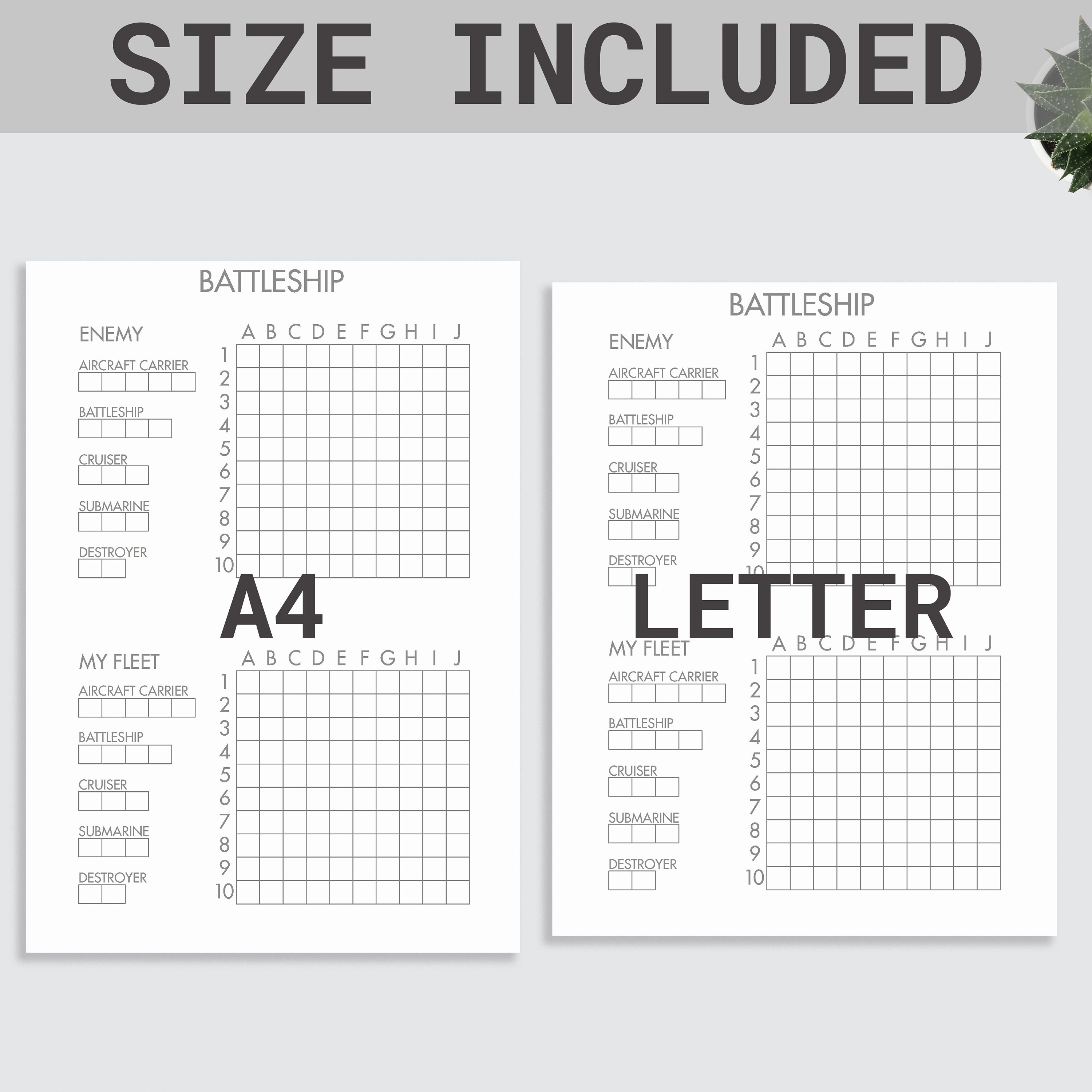 Printable Battleship Game | Battleship Game | Battleship Board Game ...