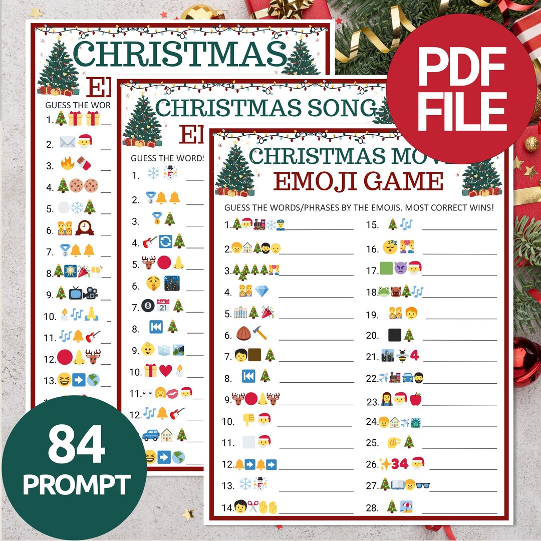 Christmas Emoji Games | Christmas Emoji Songs and Movies | Fun ...