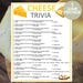 Cheese Trivia Game | Printable Cheese Trivia | Cheese Tasting Party ...