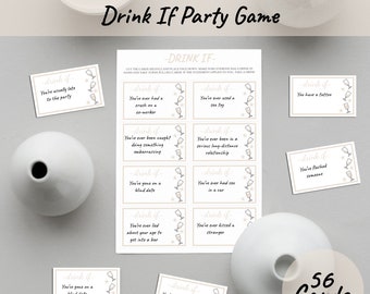 Hilarious Bachelorette Party Game Drink If Game Printable Hen Party ...
