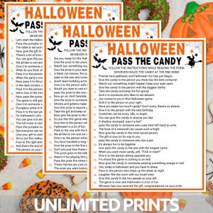 Halloween Pass the Prize Game | Halloween Pass the Pumpkin Game ...