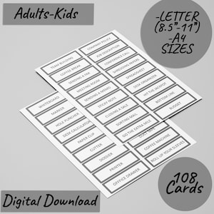 Printable Charades Game | Office Action Charades Cards | Work Group ...