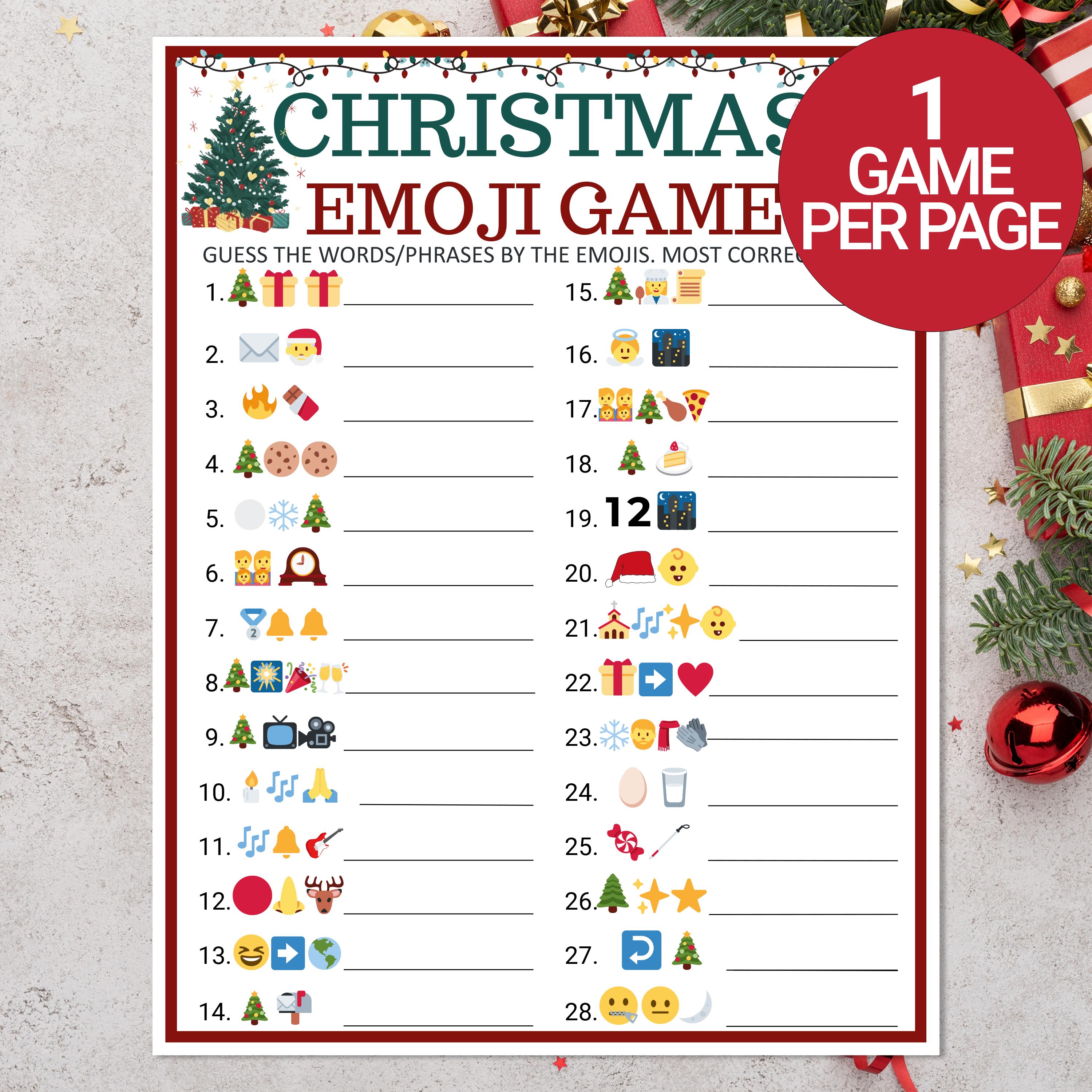 Christmas Emoji Games | Christmas Emoji Songs and Movies | Fun ...