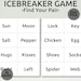 Find Your Pair Game | Get to Know You Game | Icebreaker Game ...