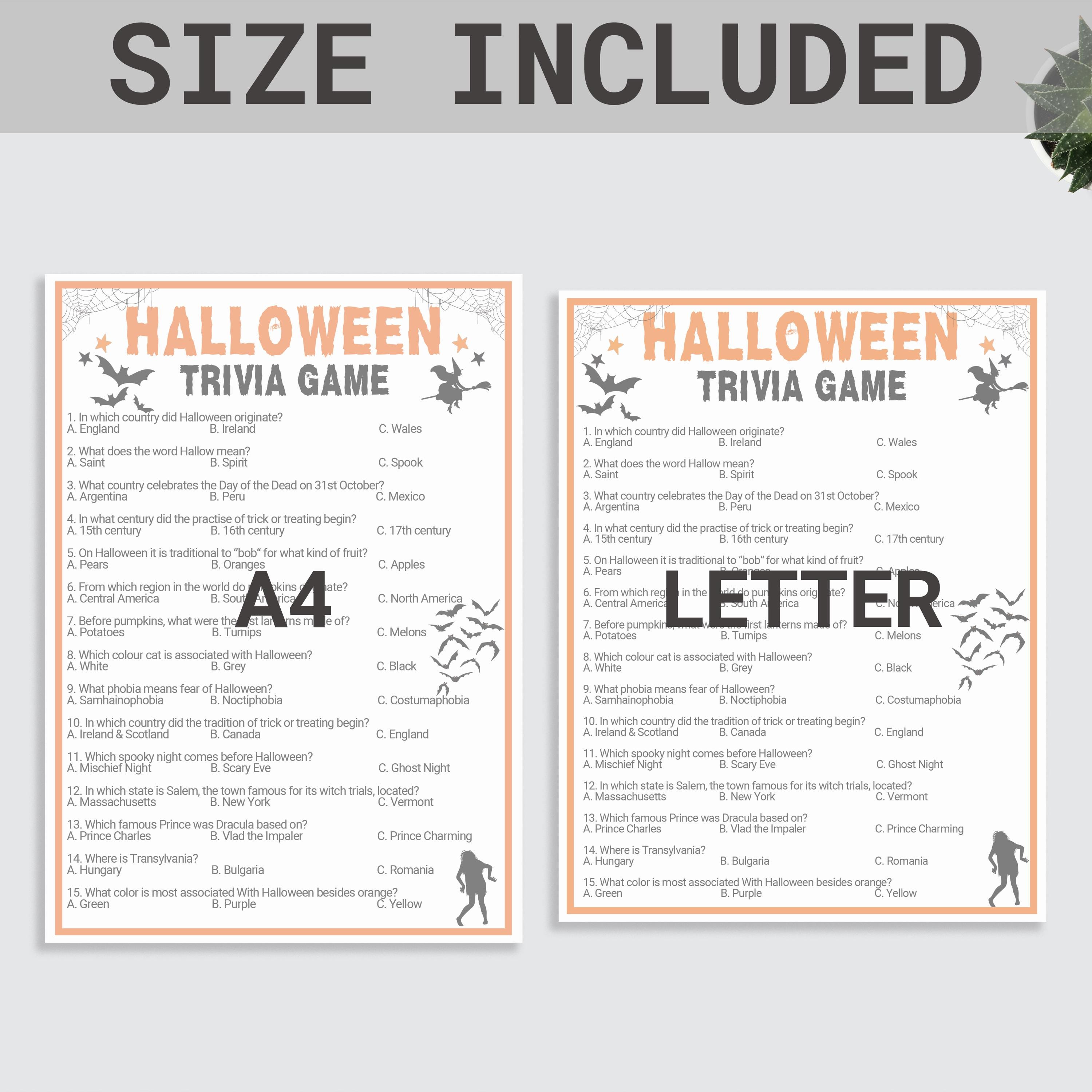 Halloween Party Game Bundle | Halloween Games Printable | Halloween ...