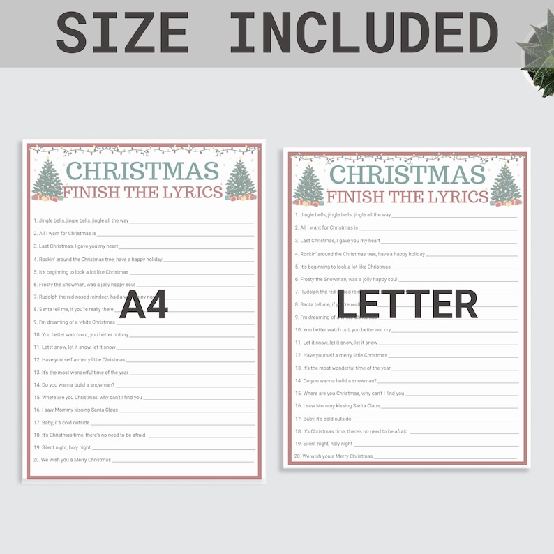 Christmas Finish the Lyrics Game | Christmas Music Trivia Quiz ...