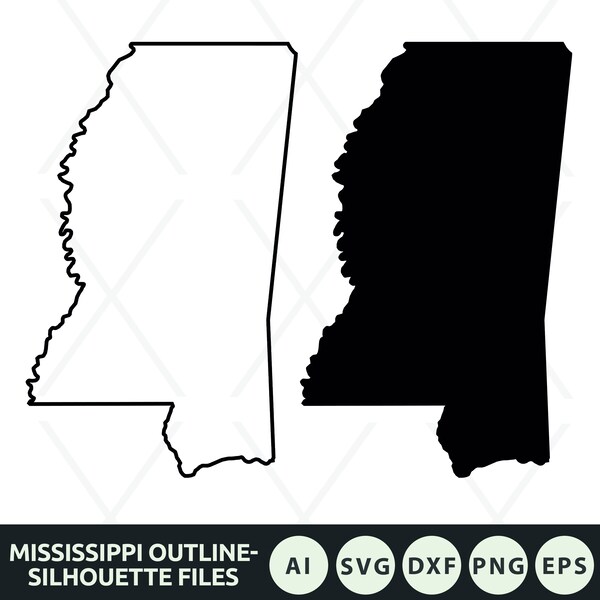 Mississippi Svg - Etsy