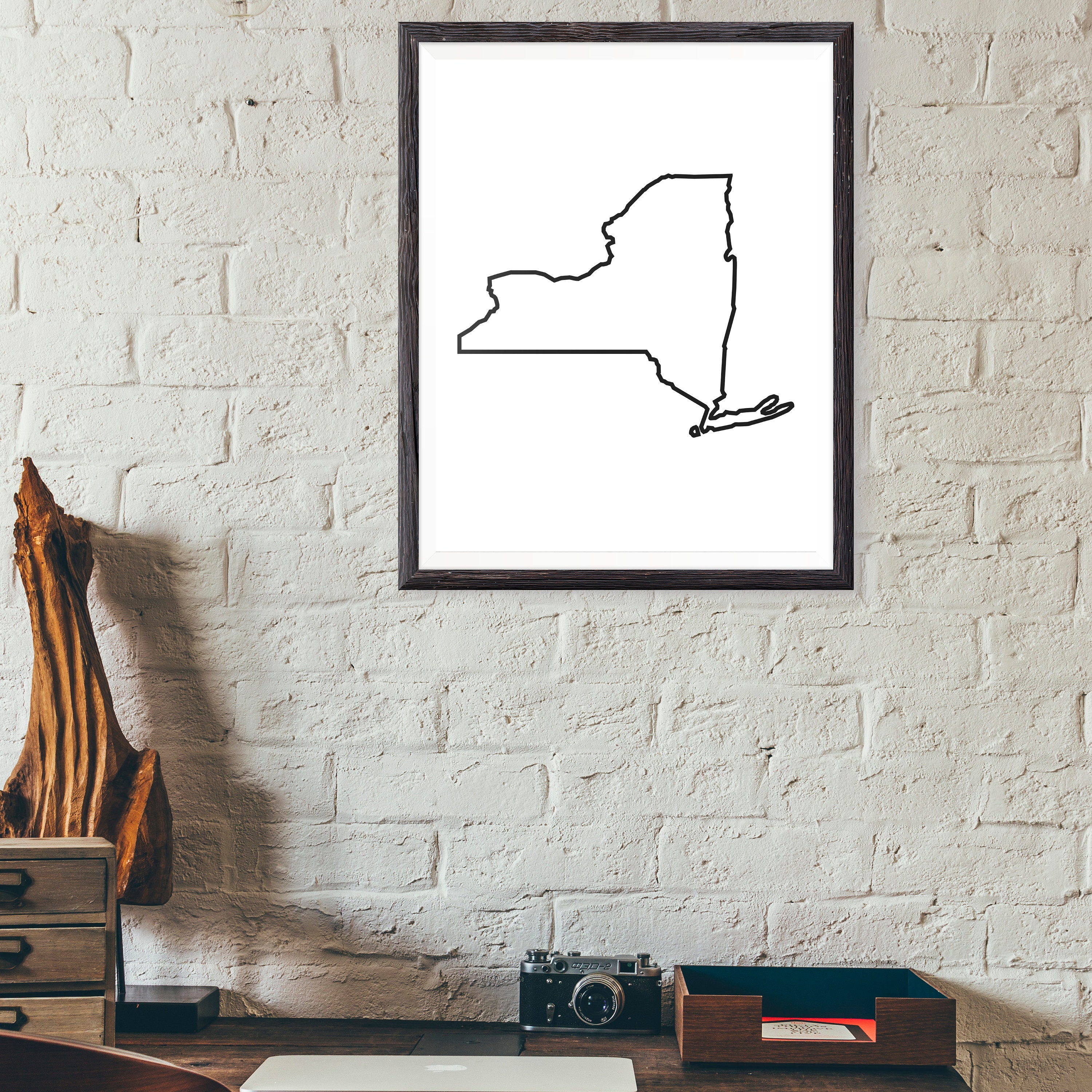 New York Outline SVG Files New York Silhouette SVG Files - Etsy