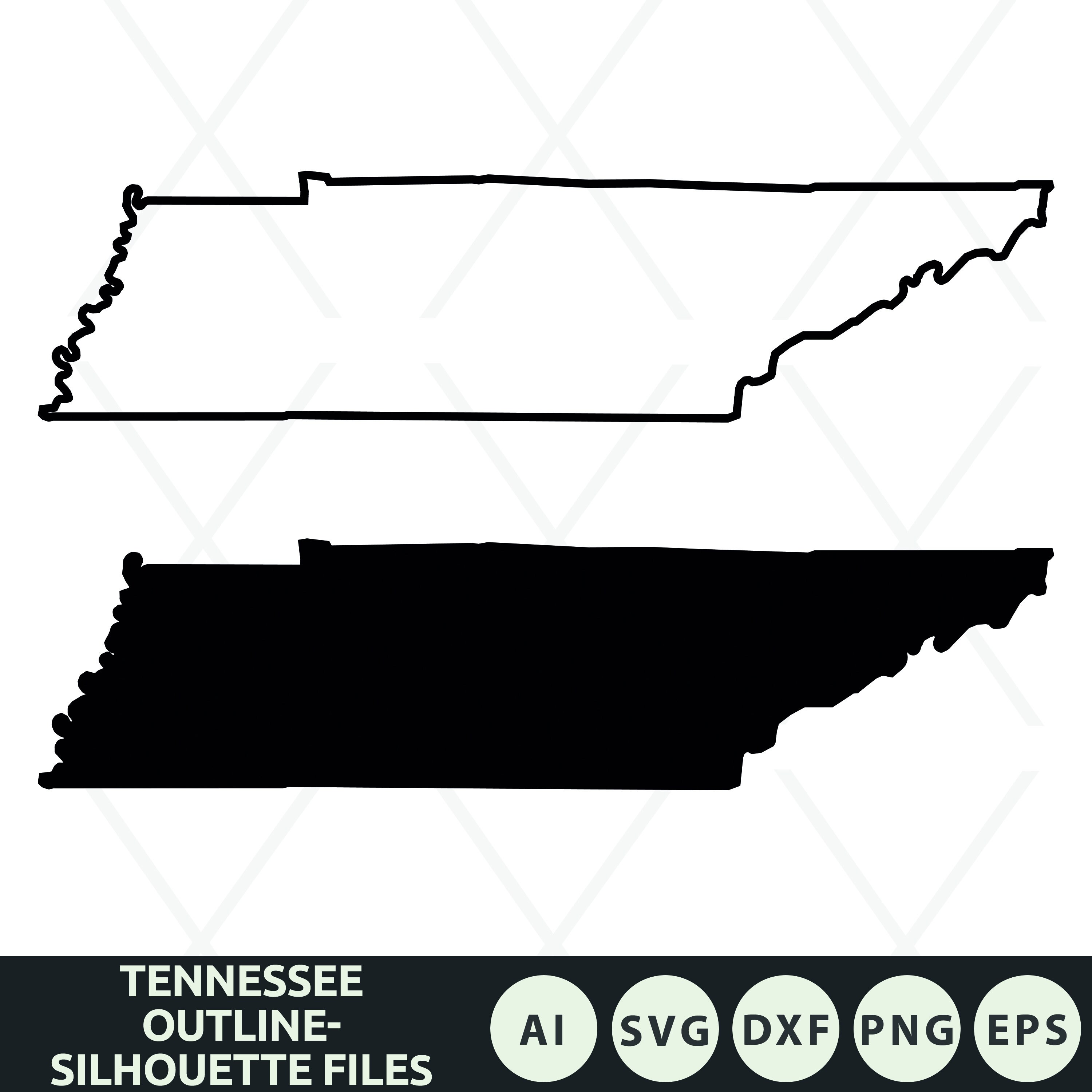 Tennessee Map Outline