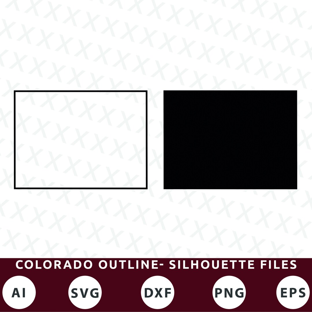 Colorado Outline SVG Files Colorado Silhouette SVG Files - Etsy