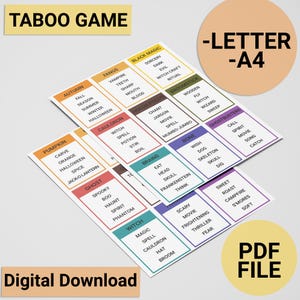 Halloween Taboo Game | Halloween Party Games | Halloween 5-second Game ...