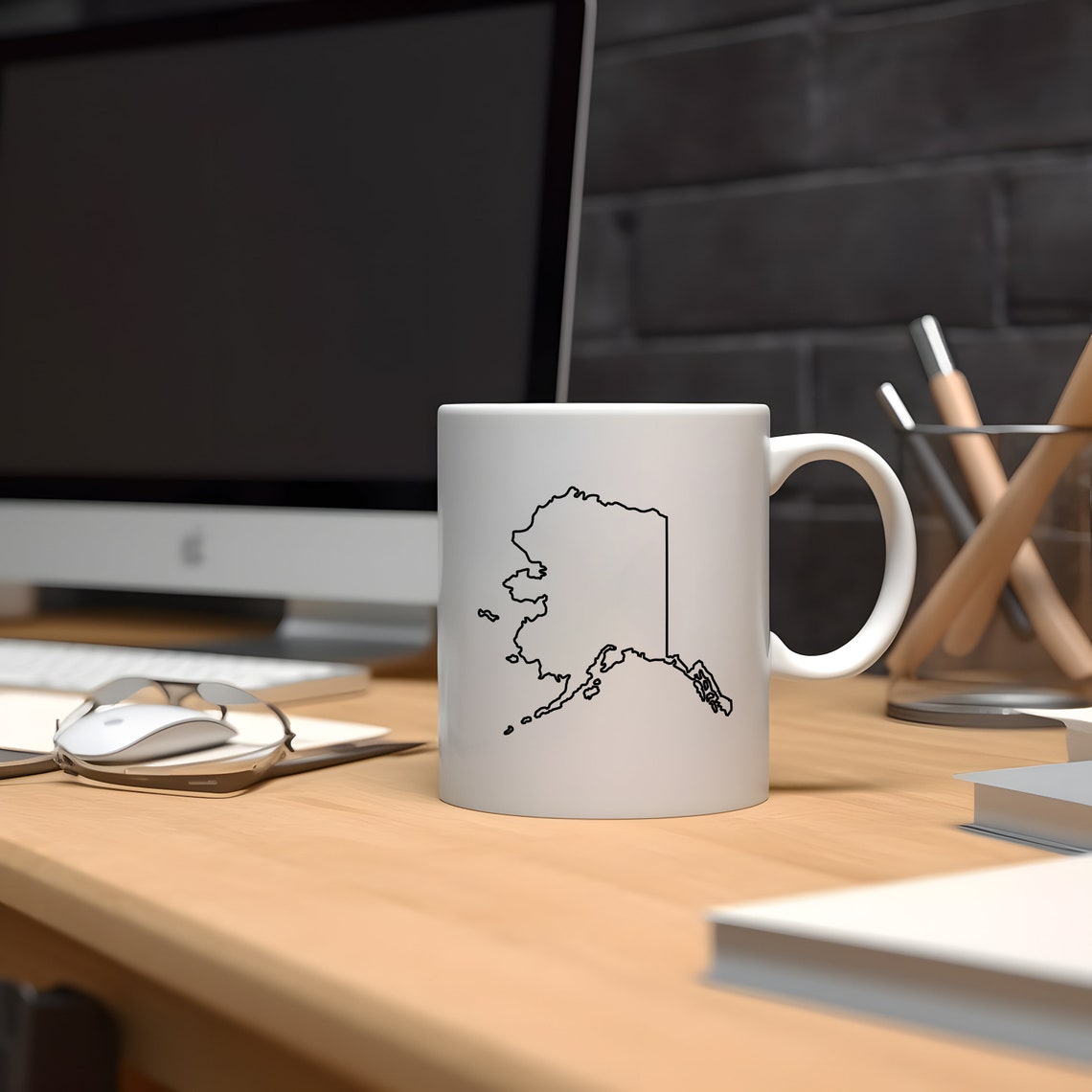 Alaska State Outline SVG Files Alaska Silhouette SVG Files Alaska Cut ...