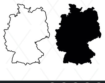 Germany SVG | Germany Cut Files | Germany Outline SVG | Germany Vector ...