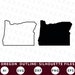 Oregon Outline SVG Files Oregon Silhouette SVG Files Oregon Cut Files ...