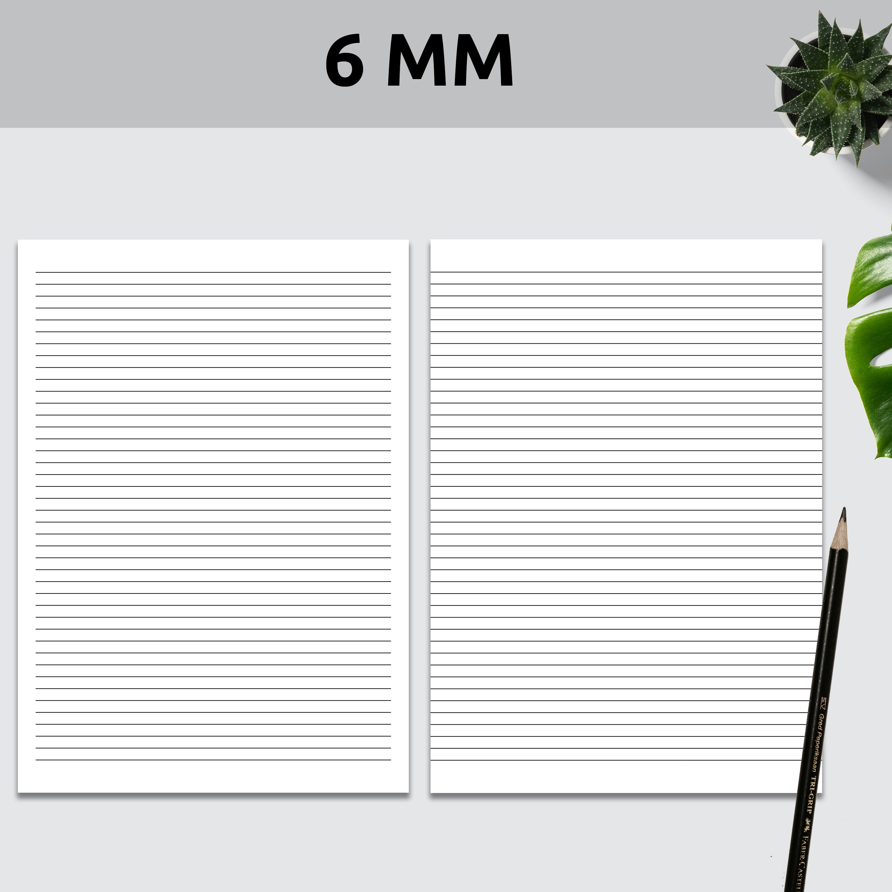 Printable Lined Paper Bundle | Printable Lined Paper | Printable Note ...