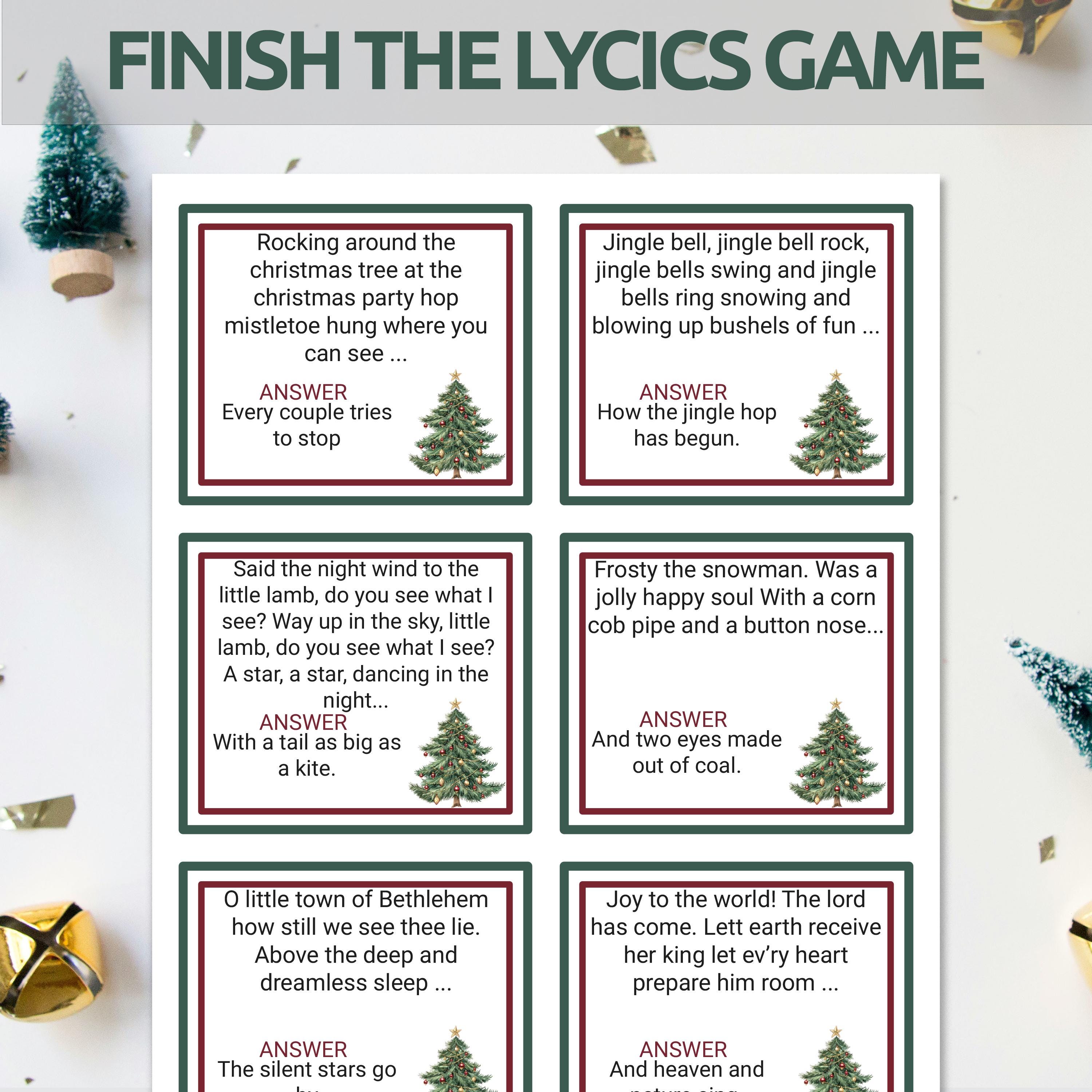 Printable Christmas Game Bundle | 5 Christmas Party Games | Fun ...