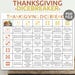 Thanksgiving Table Talk Dice Game | Thanksgiving Table Game ...