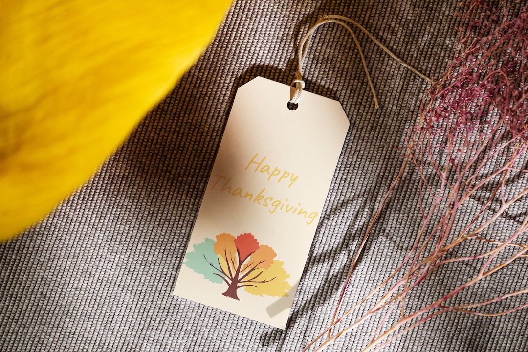 Thanksgiving Tag Printable Thanksgiving Gift Tag Autumn - Etsy