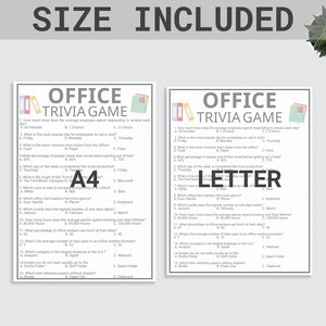 Office Trivia Game | Office Trivia Team Building Game | Office Party ...