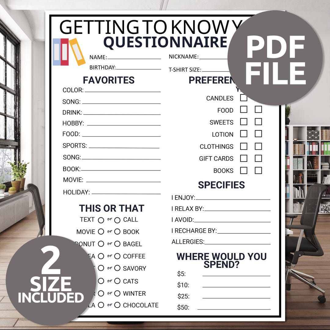 Getting to Know You Coworker Game | Team Building Get to Know You ...