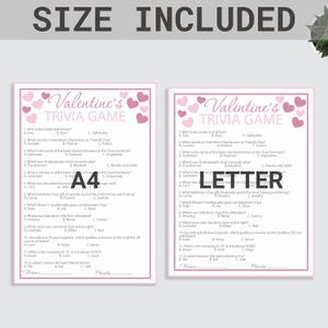 Valentine's Day Trivia Game | Printable Valentine's Day Games ...