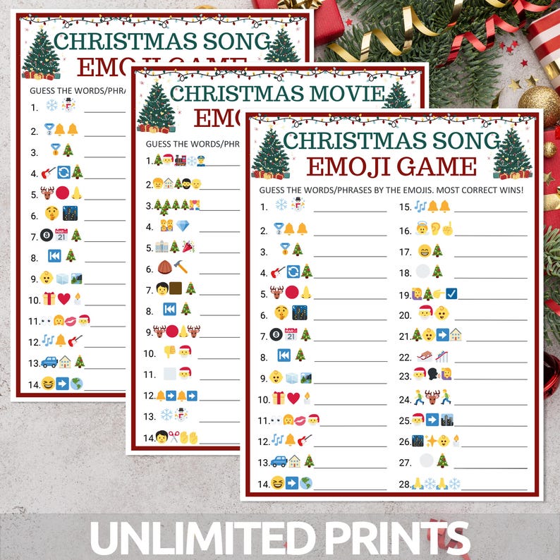 Christmas Emoji Games | Christmas Emoji Songs and Movies | Fun ...
