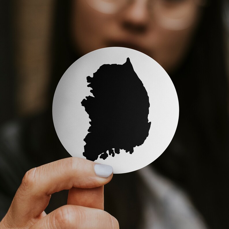 South Korea SVG South Korea Cut Files South Korea Outline SVG South ...