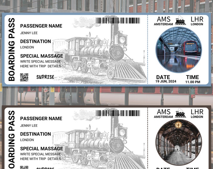 Bearbeitbare Bordkartenvorlage | Druckbare Flugticket | Bordkarte ...