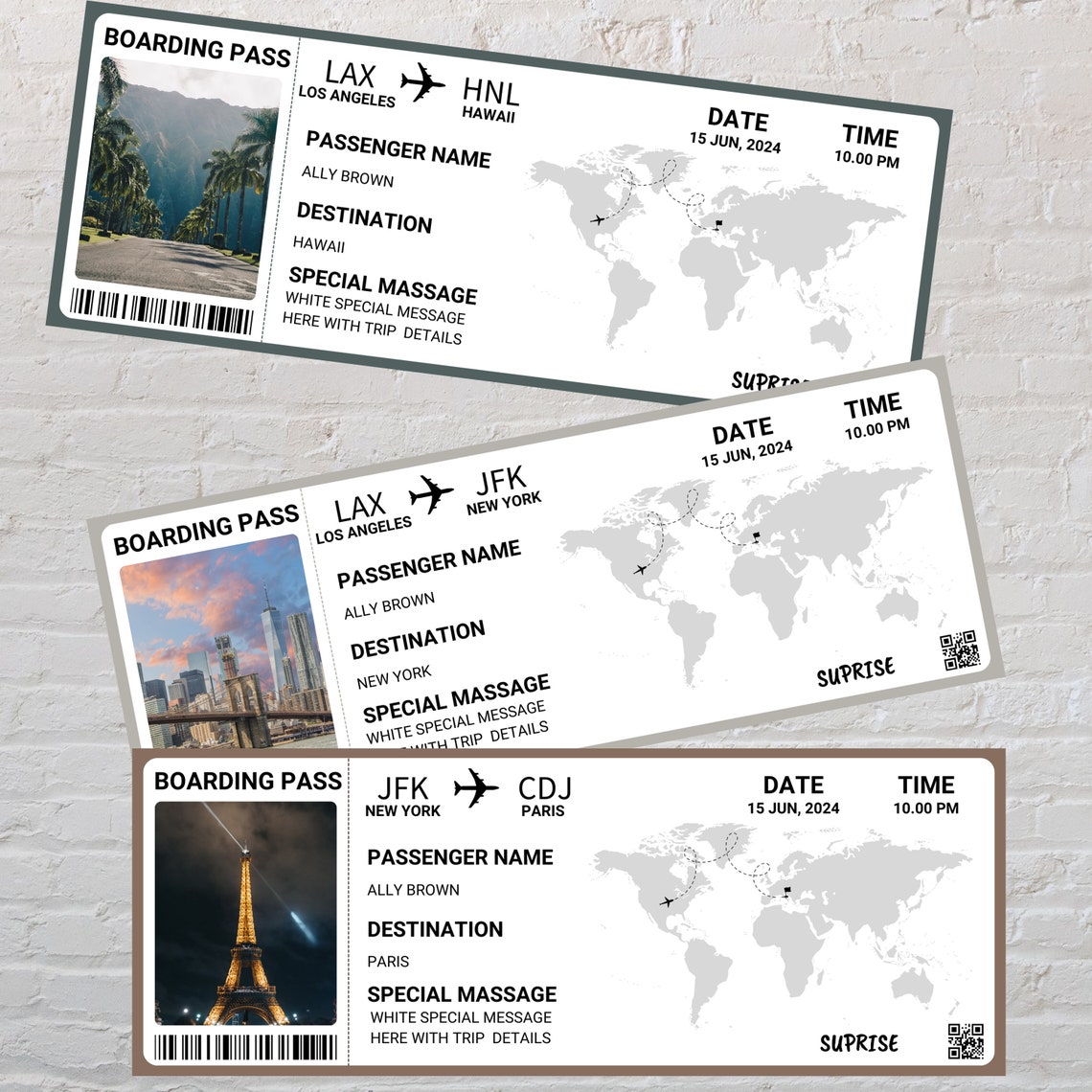 Editable Boarding Pass Template Printable Airline Ticket Boarding Pass ...